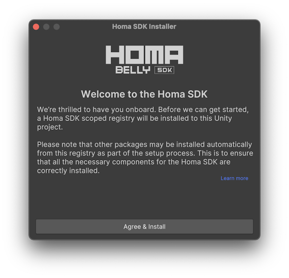 Quickstart | HOMA SDK